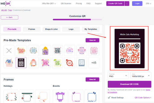 Hướng dẫn tạo mã QR trên Zalo cực đơn giản - VinaZalo